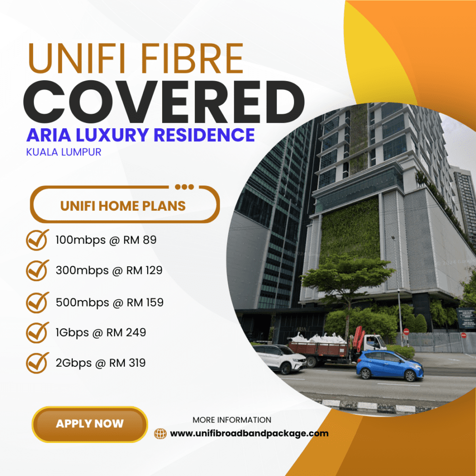 UniFi Home Fibre at ARIA Luxury Residence Kuala Lumpur - Unifi ...